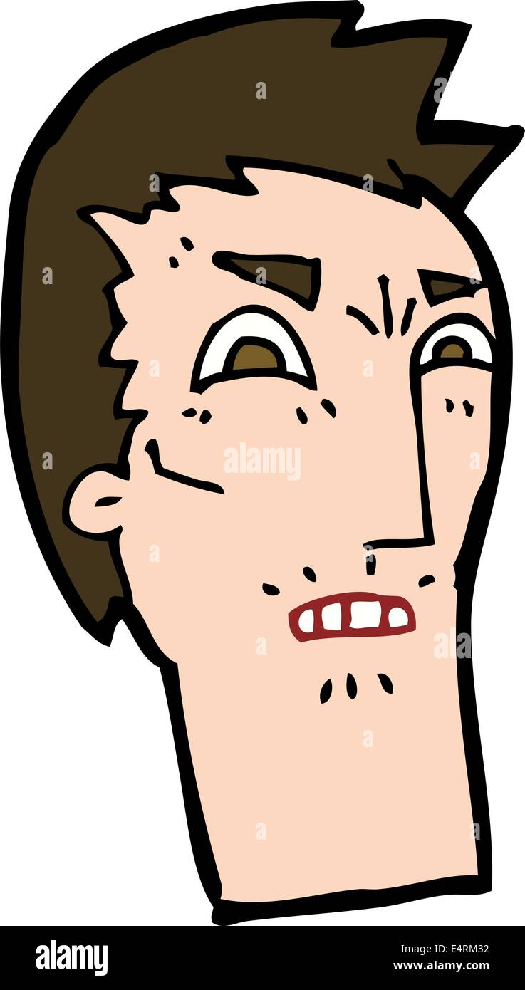 cartoon angry face Stock Vector Image & Art - Alamy