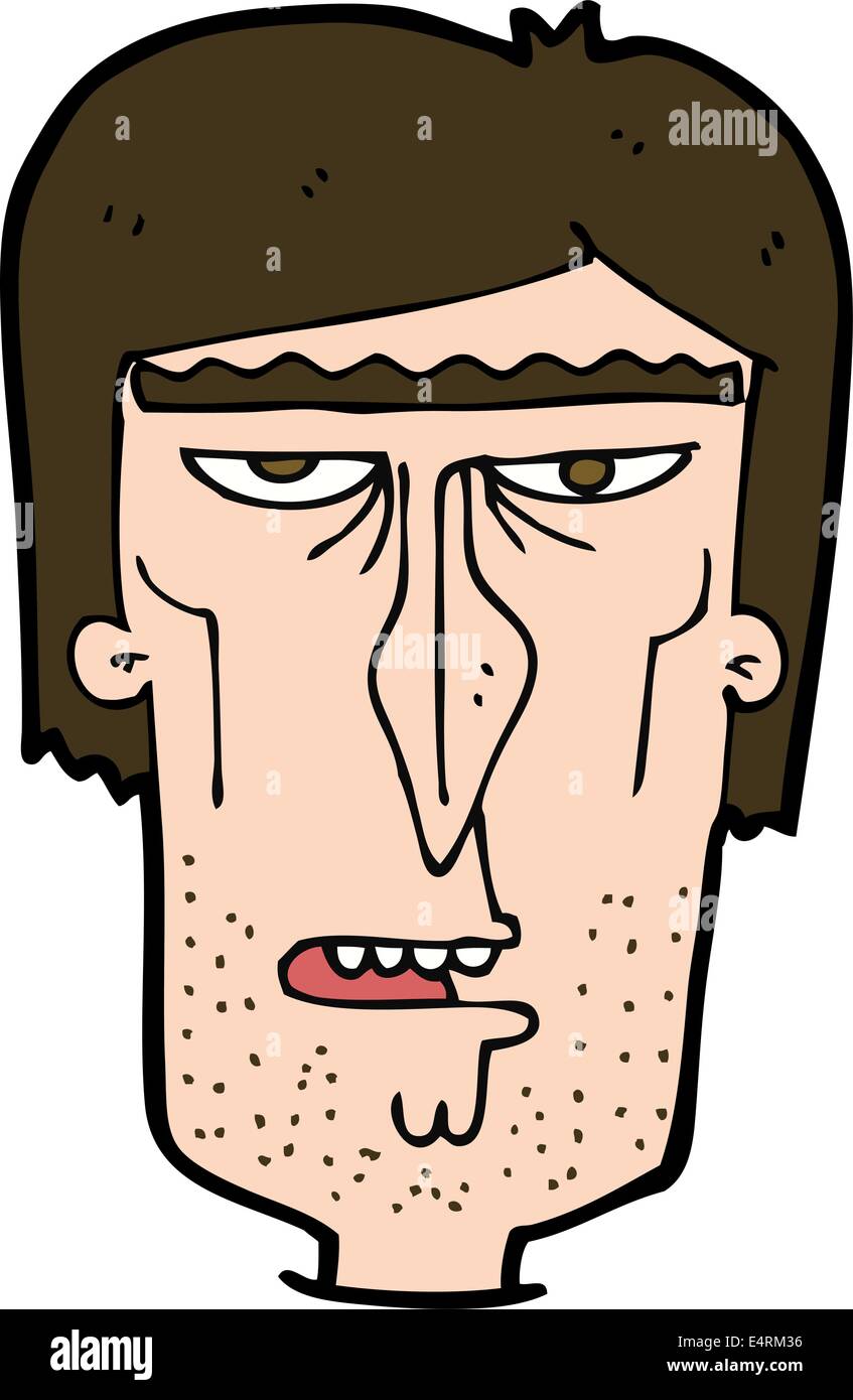 cartoon angry face Stock Vector Image & Art - Alamy