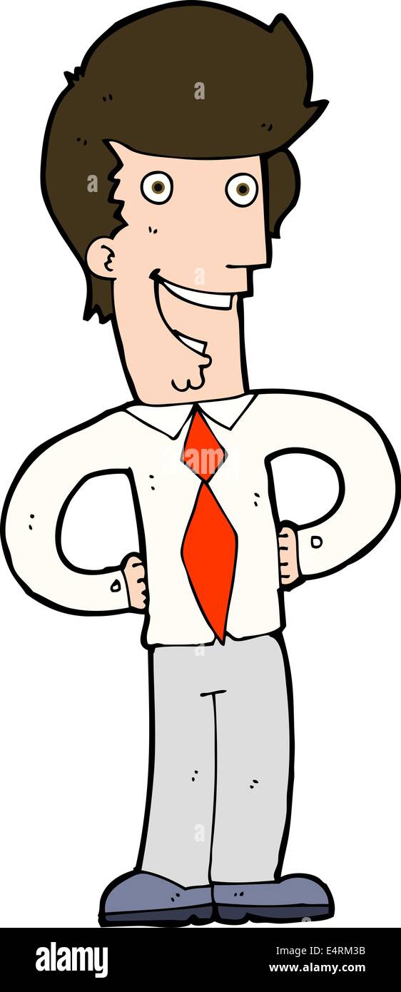 cartoon happy man Stock Vector Image & Art - Alamy