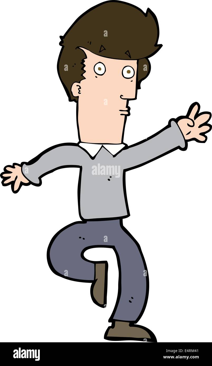 cartoon rushing man Stock Vector Image & Art - Alamy