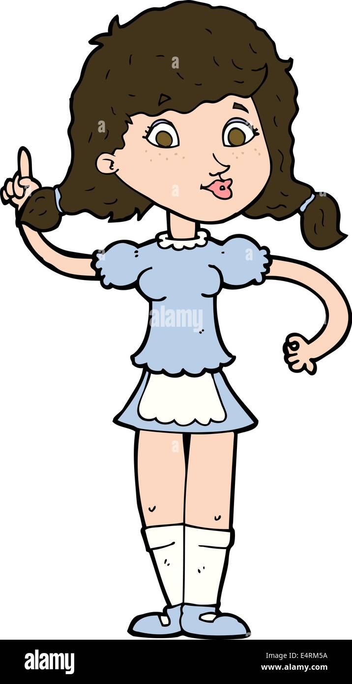 cartoon pretty maid woman Stock Vector Image & Art - Alamy