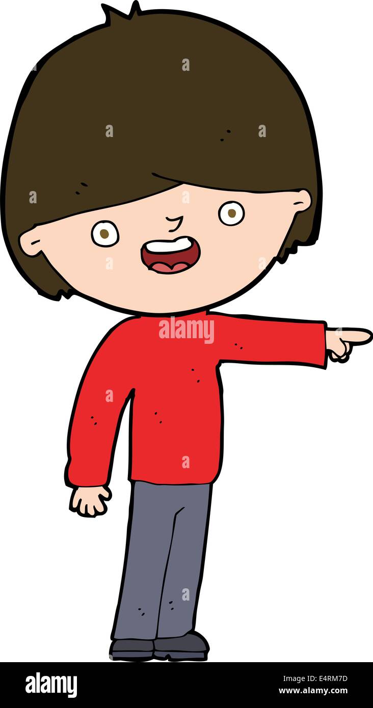 cartoon man pointing Stock Vector Image & Art - Alamy