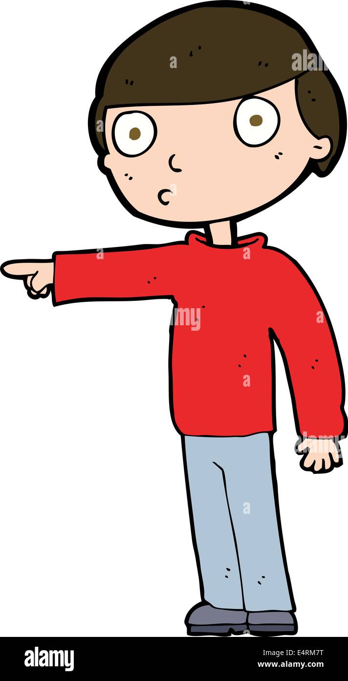 cartoon man pointing Stock Vector Image & Art - Alamy