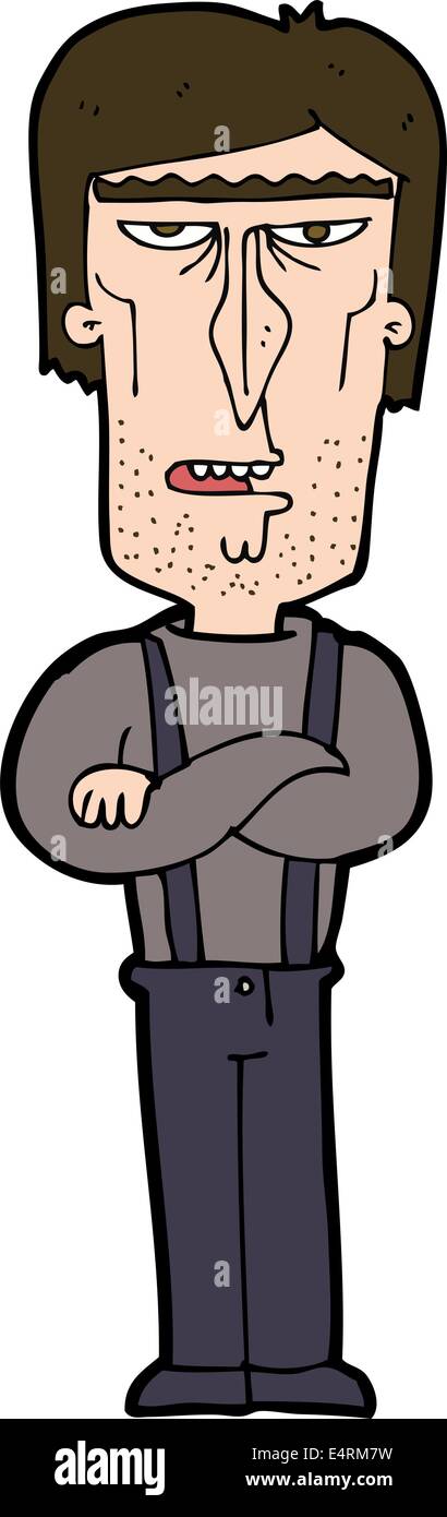 cartoon angry man Stock Vector Image & Art - Alamy