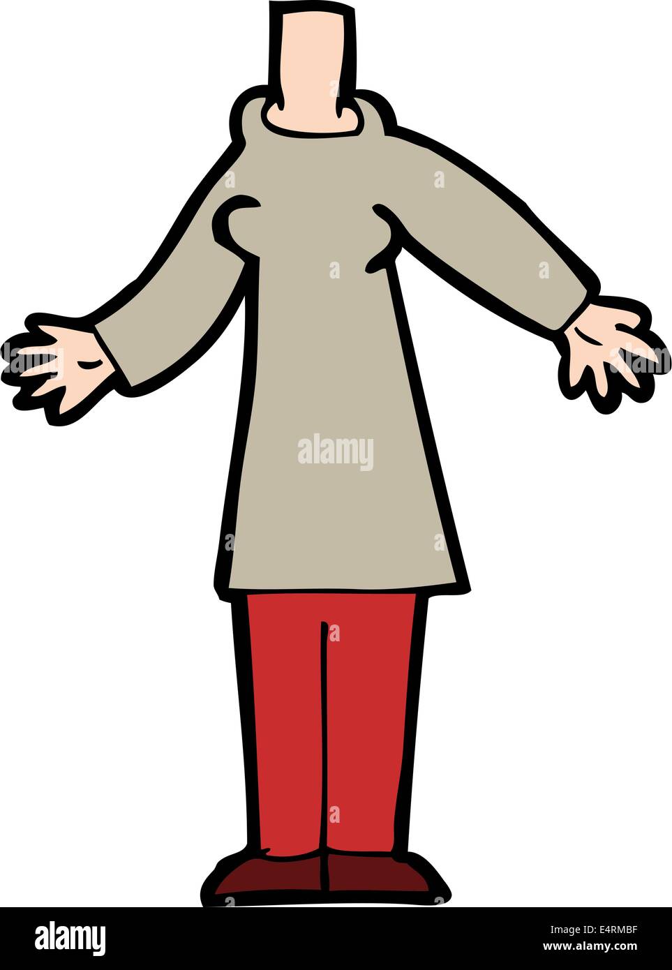 cartoon body (mix and match cartoons or add own photos Stock Vector ...