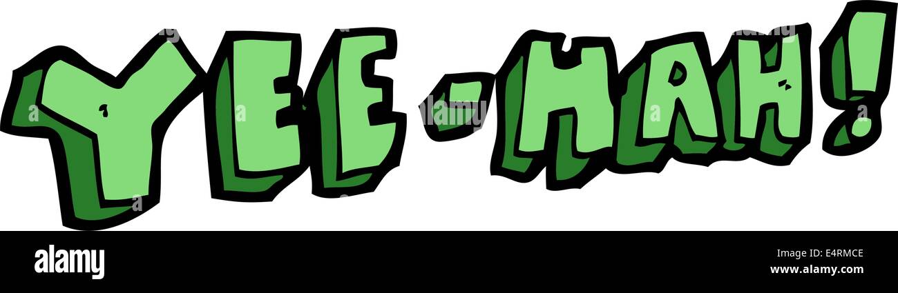 cartoon yeehah symbol Stock Vector Image & Art - Alamy