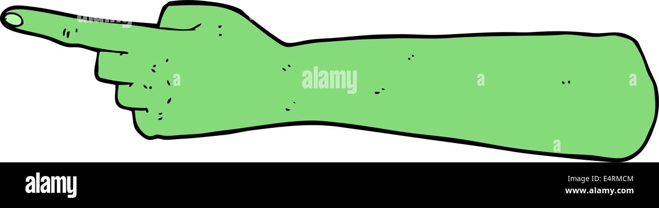 pointing zombie hand cartoon Stock Vector Image & Art - Alamy