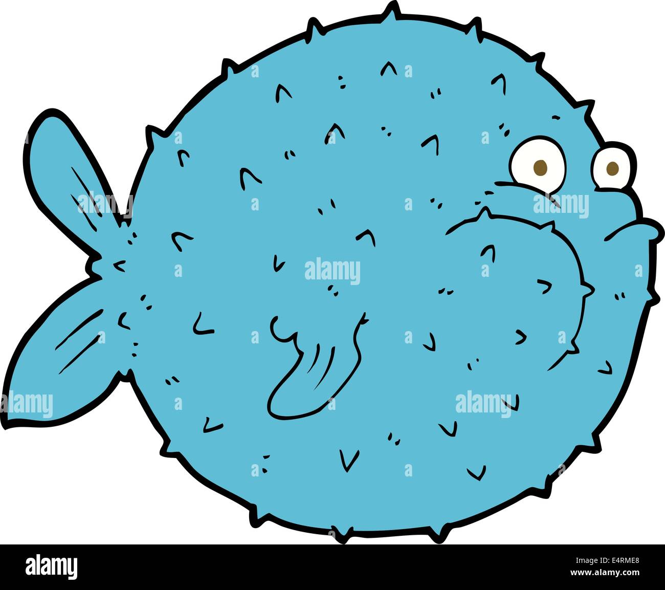 cartoon puffer fish Stock Vector Image & Art - Alamy