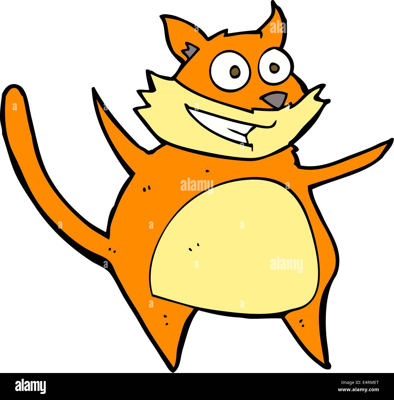 funny cartoon cat Stock Vector Image & Art - Alamy