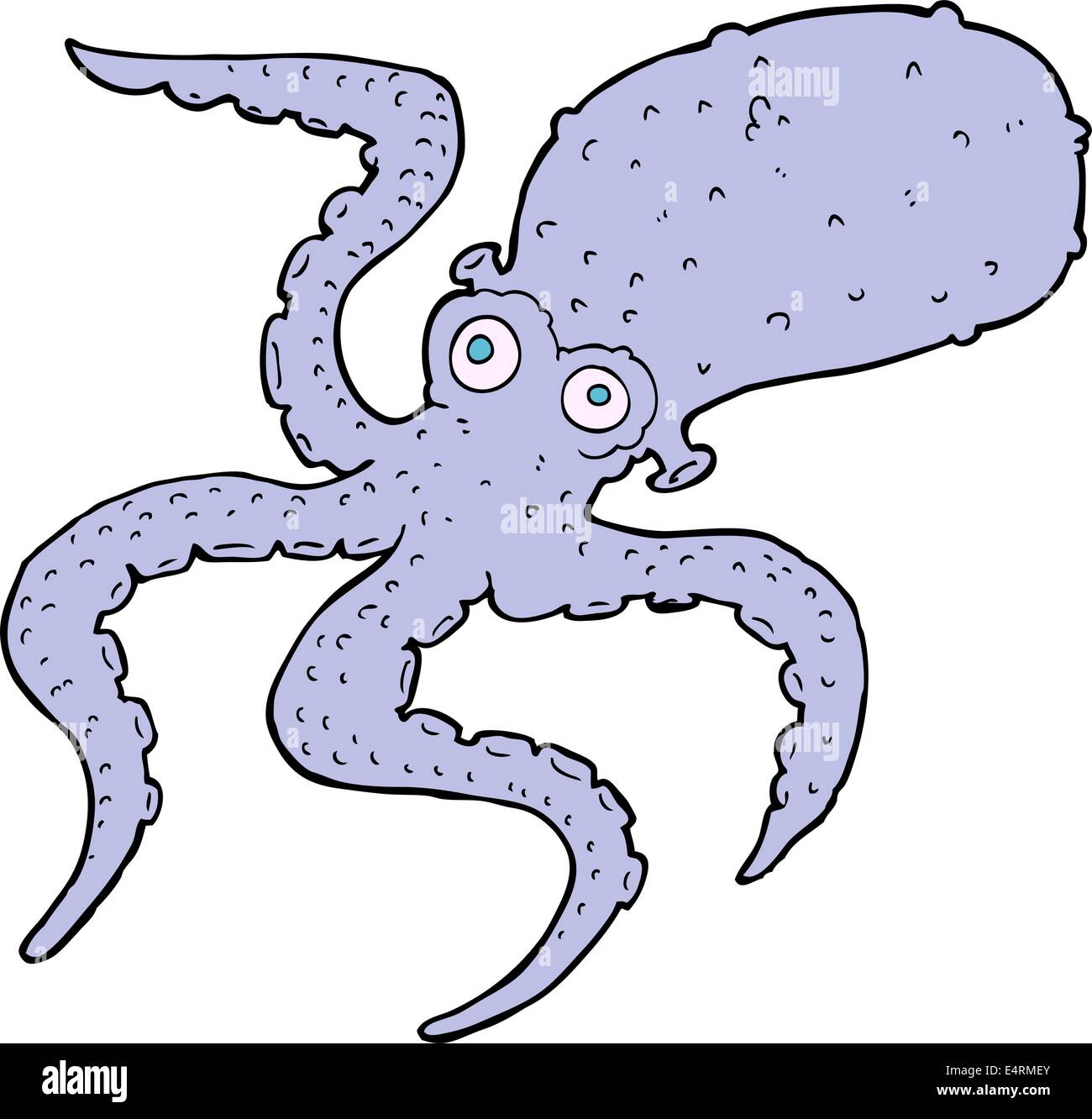 Crazy octopus Stock Vector Images - Alamy