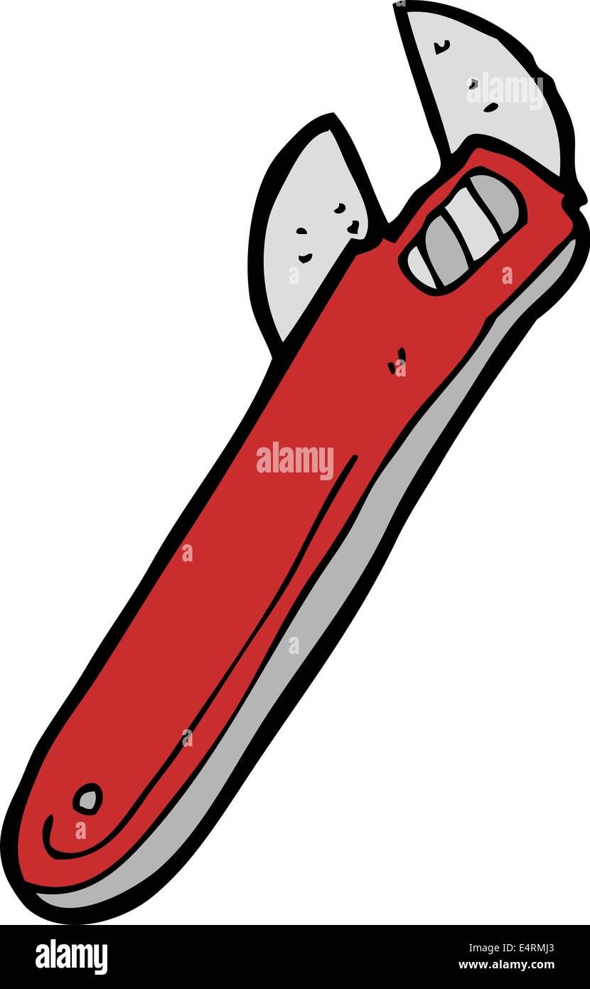 cartoon adjustable spanner Stock Vector Image & Art - Alamy