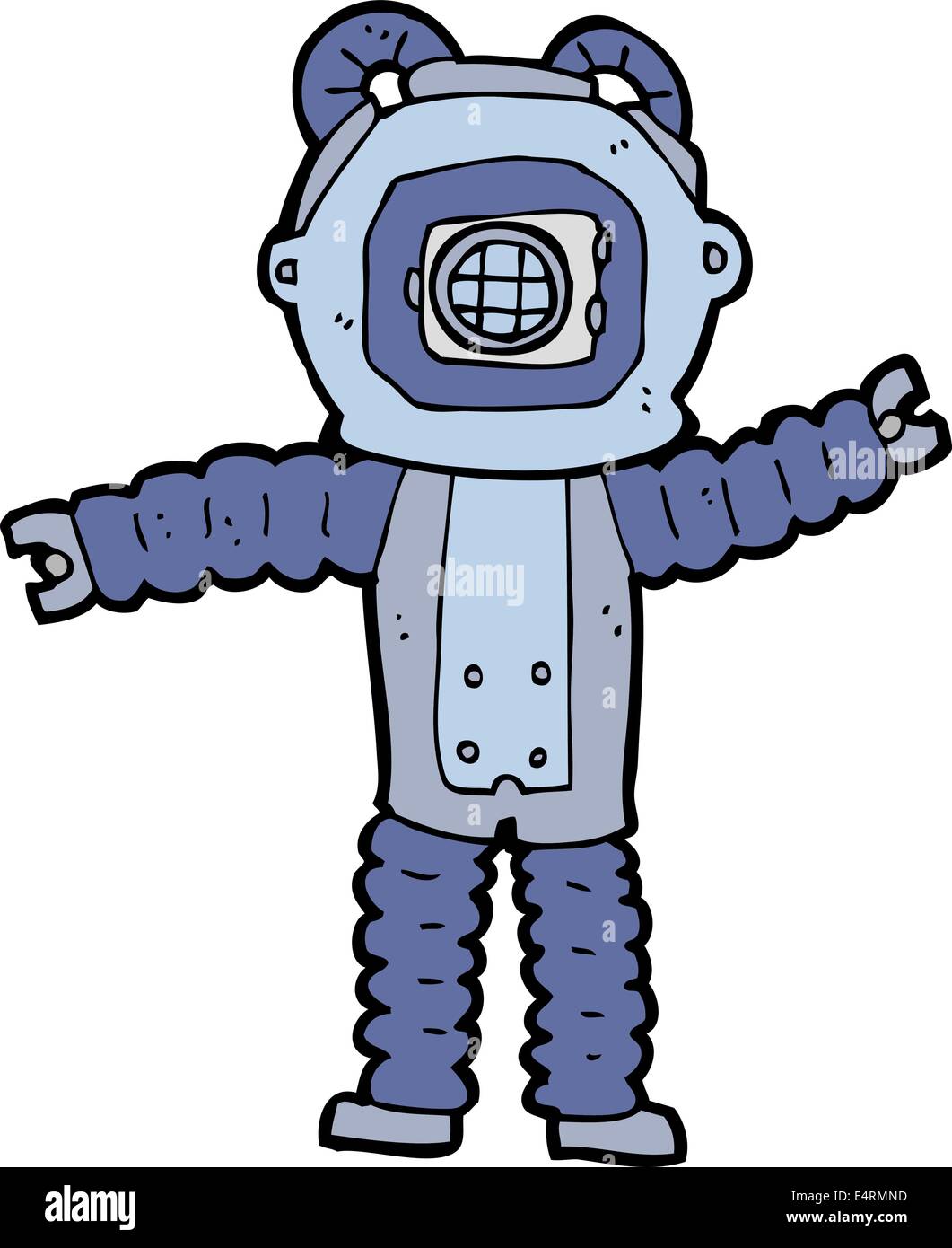 cartoon deep sea diver Stock Vector Image & Art - Alamy