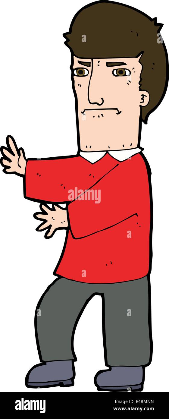 cartoon grumpy man Stock Vector Image & Art - Alamy