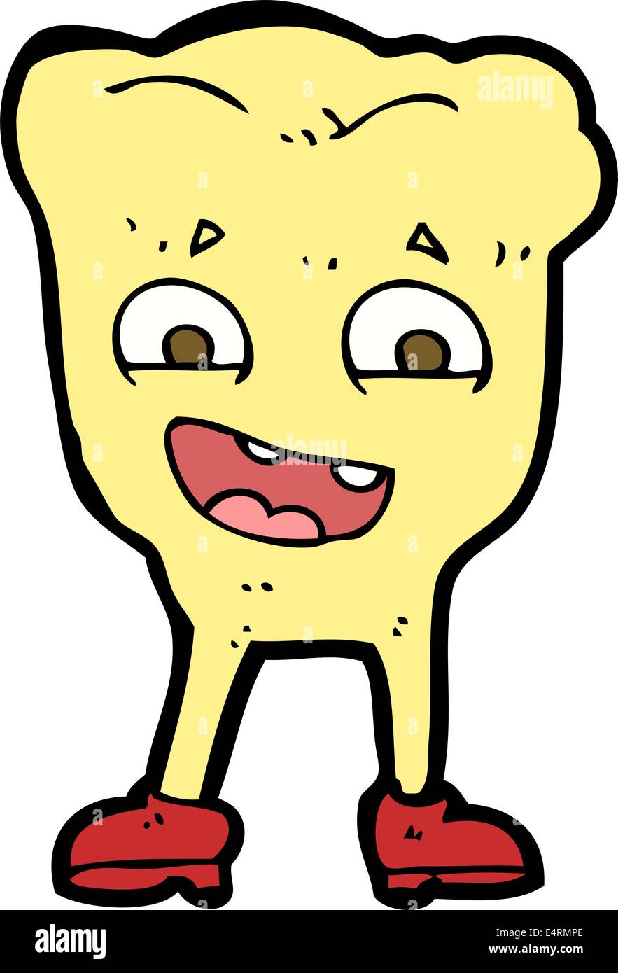 cartoon yellow tooth Stock Vector Image & Art - Alamy