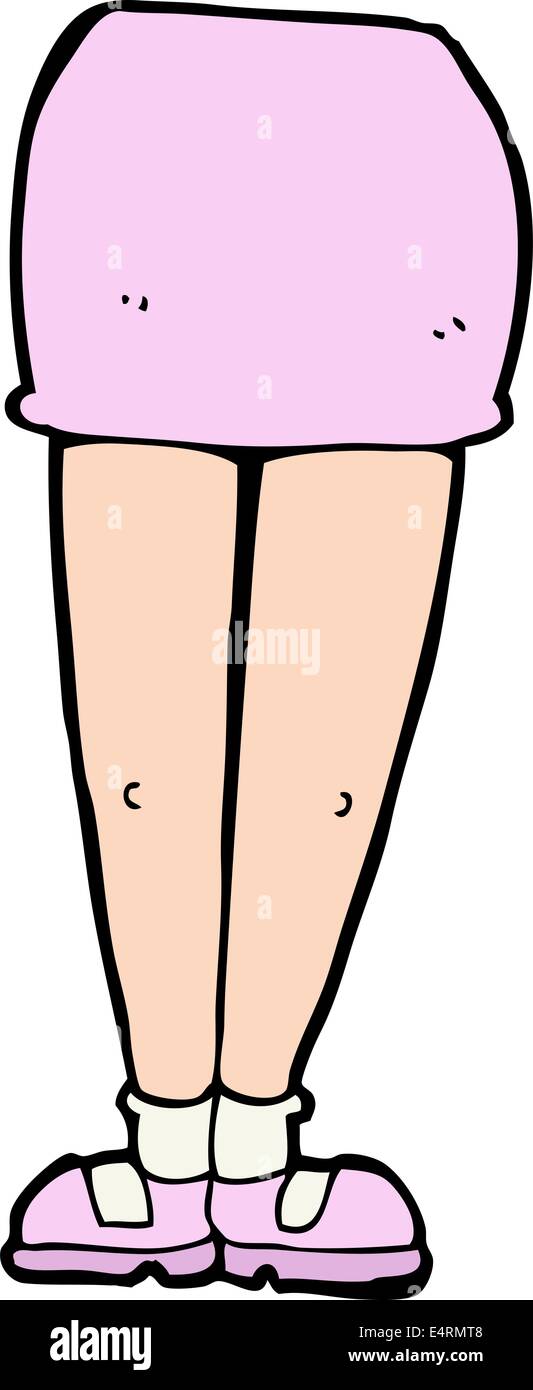 cartoon female legs Stock Vector Image & Art - Alamy