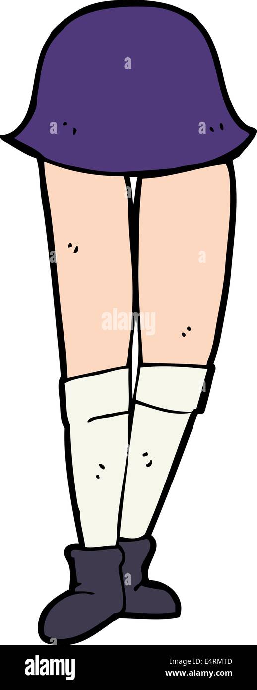 cartoon female legs Stock Vector Image & Art - Alamy