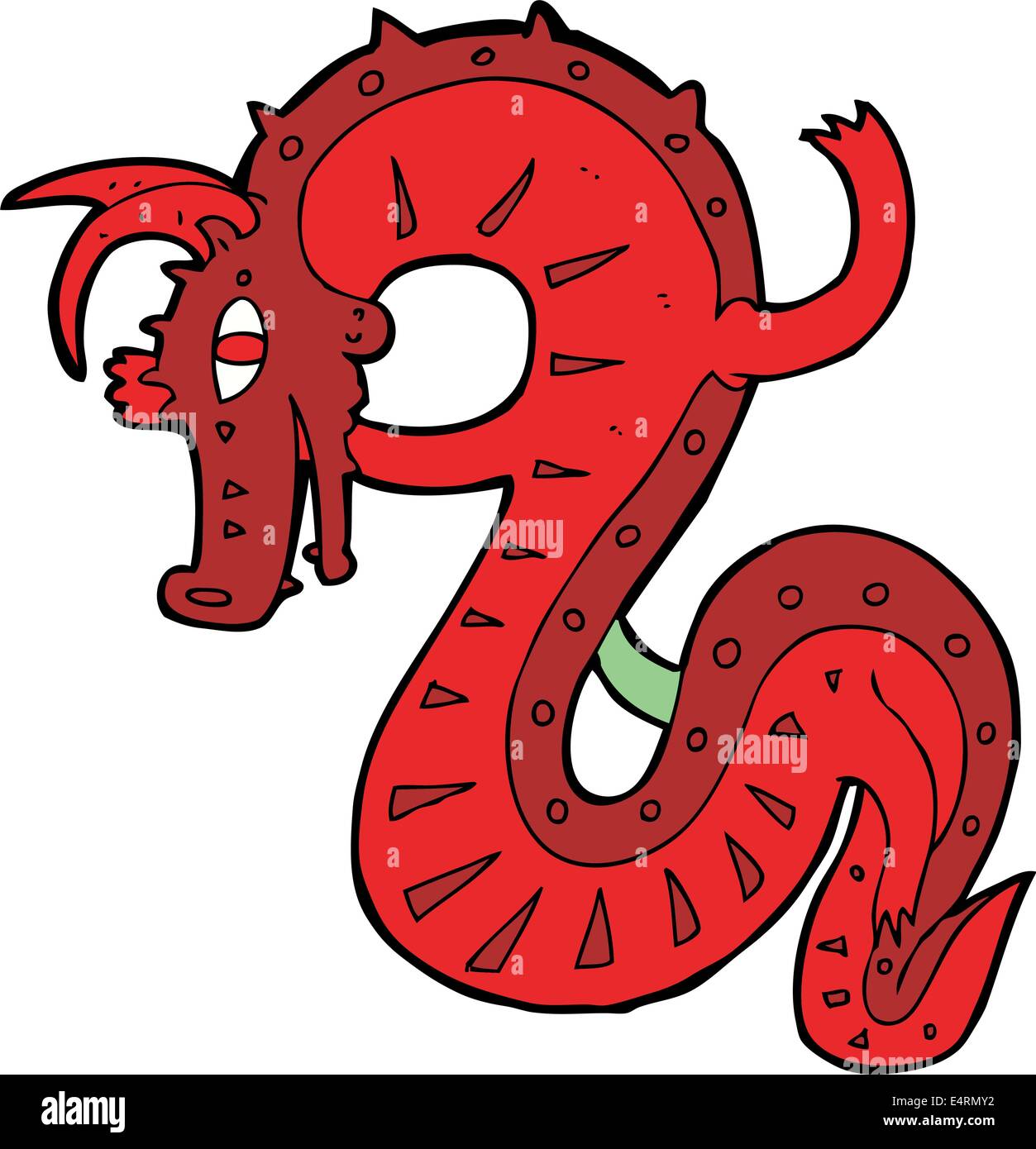 saxon dragon cartoon Stock Vector Image & Art - Alamy