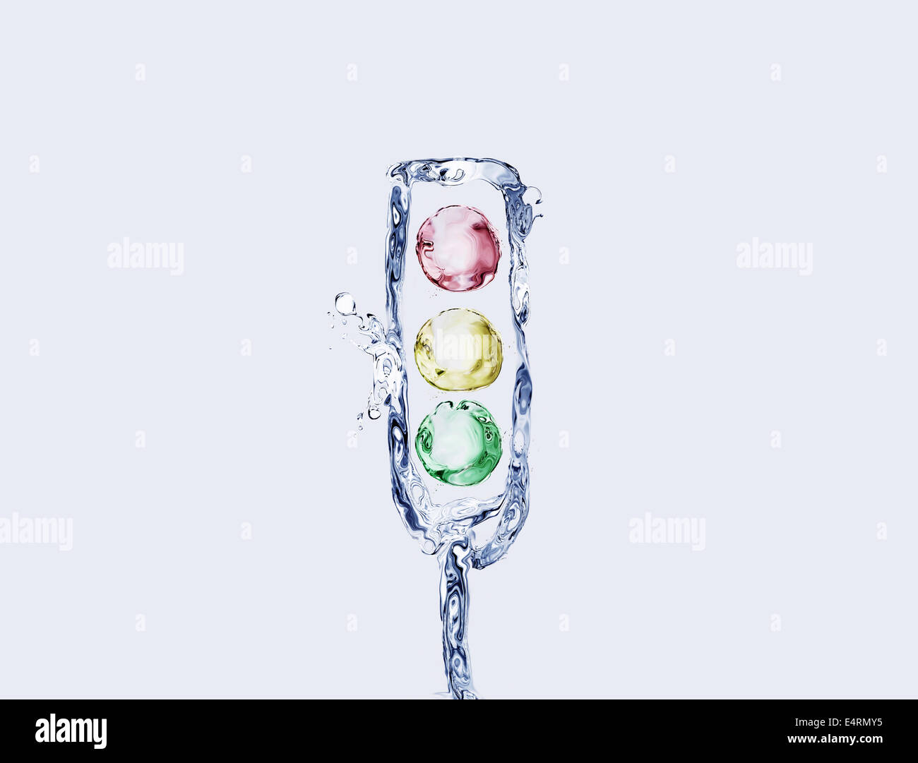 Water Traffic Light Stock Photo - Alamy