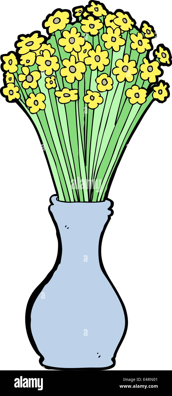 cartoon flowers in pot Stock Vector Image & Art - Alamy