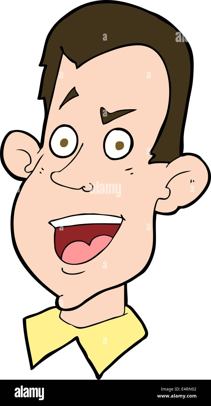 cartoon male face Stock Vector Image & Art - Alamy