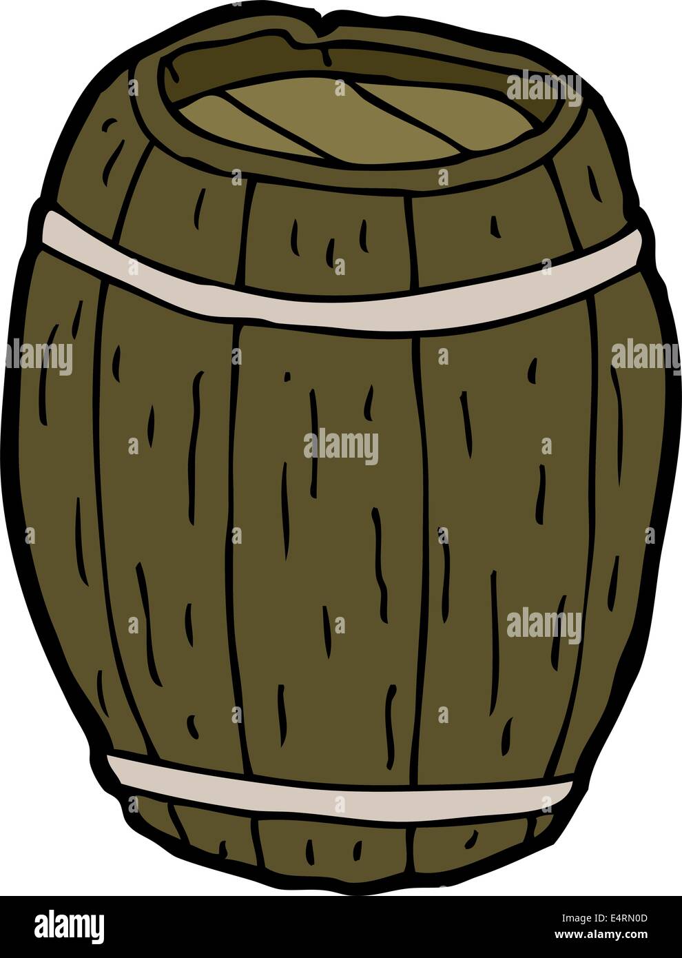 cartoon wooden barrel Stock Vector Image & Art - Alamy