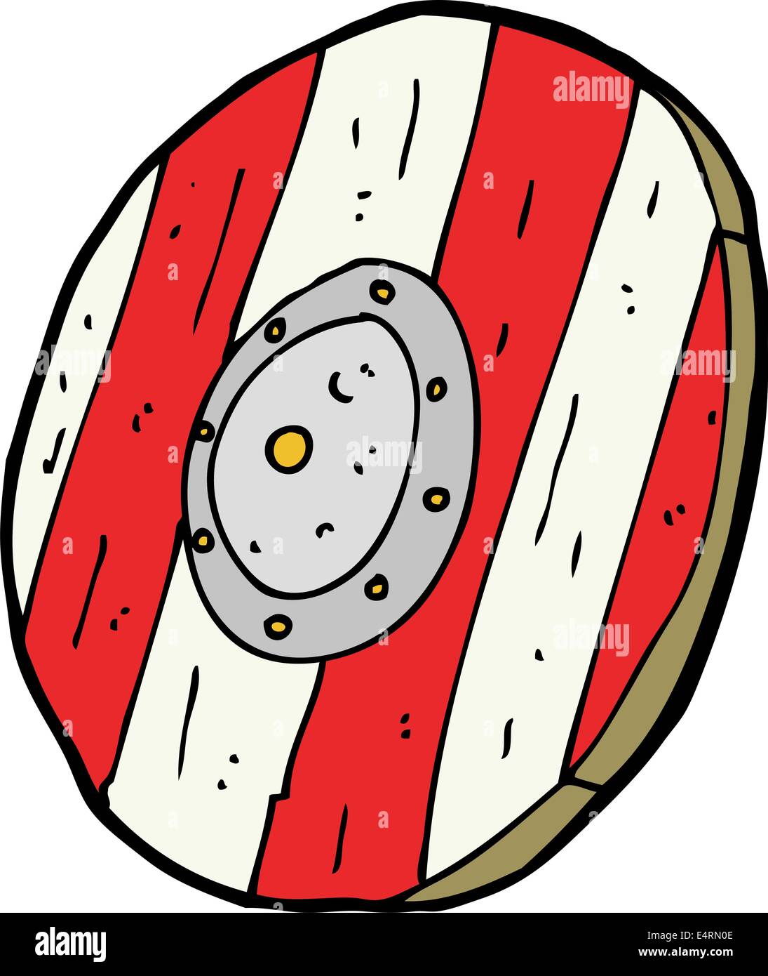cartoon wooden shield Stock Vector Image & Art - Alamy