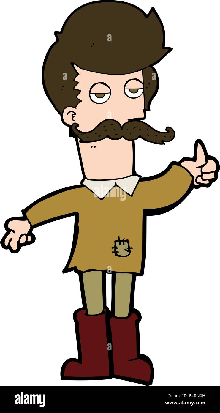 cartoon old man in poor clothes Stock Vector Image & Art - Alamy