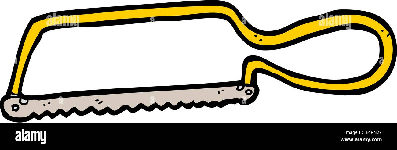 Cartoon hacksaw hi-res stock photography and images - Alamy