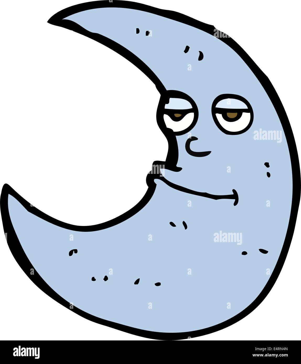 happy cartoon moon Stock Vector Image & Art - Alamy