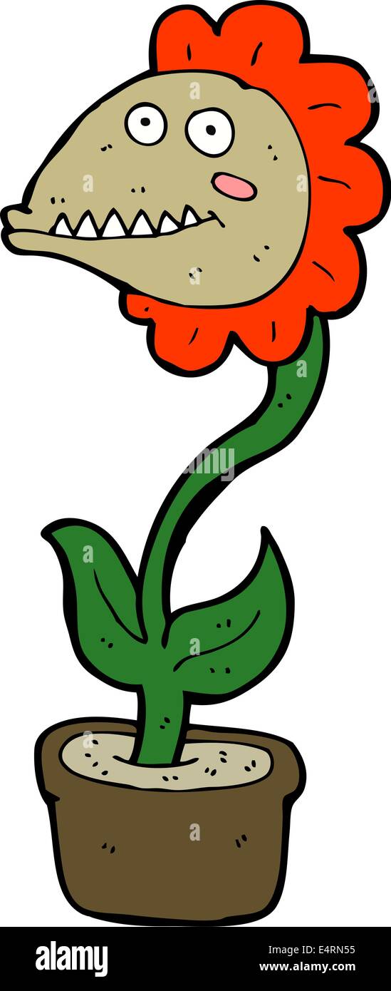 cartoon monster plant Stock Vector Image & Art - Alamy