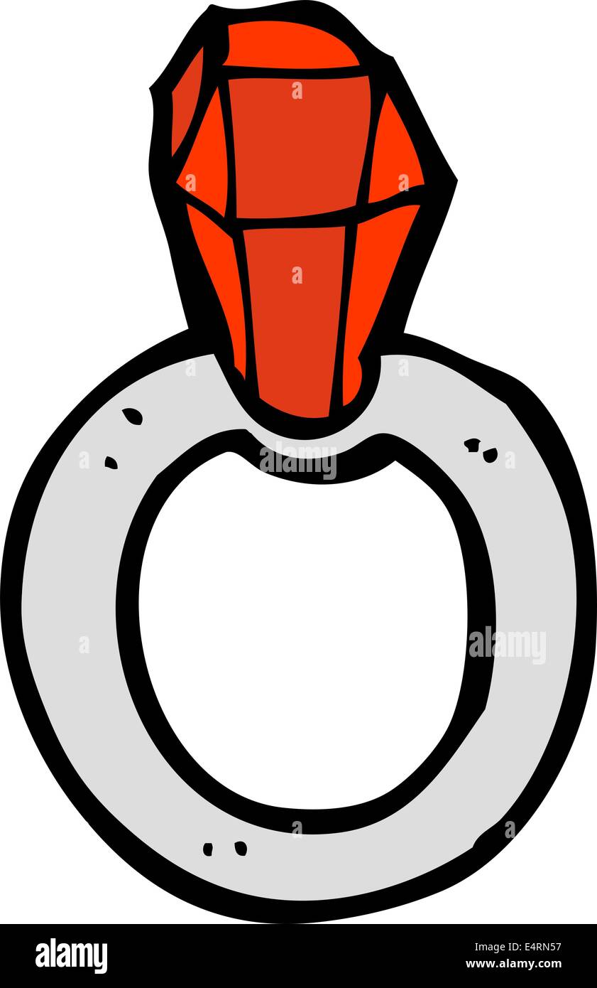 cartoon ruby ring Stock Vector Image & Art - Alamy