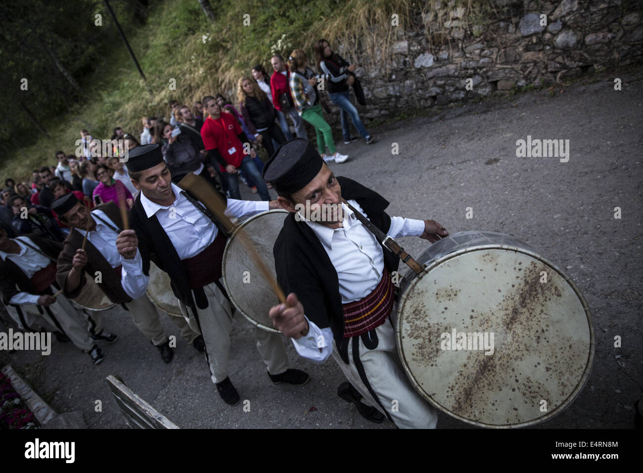 July 12, 2014 - Galichnik, Macedonia - Galichnik, Macedonia--Roma ...