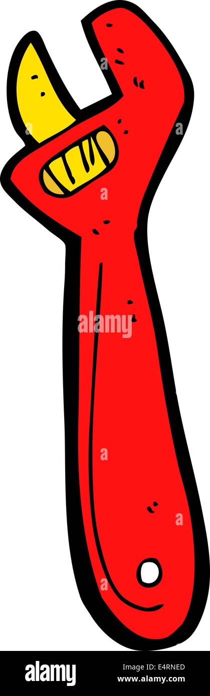 cartoon adjustable spanner Stock Vector Image & Art - Alamy