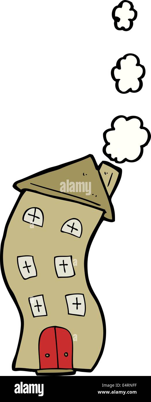 funny cartoon house Stock Vector Image & Art - Alamy
