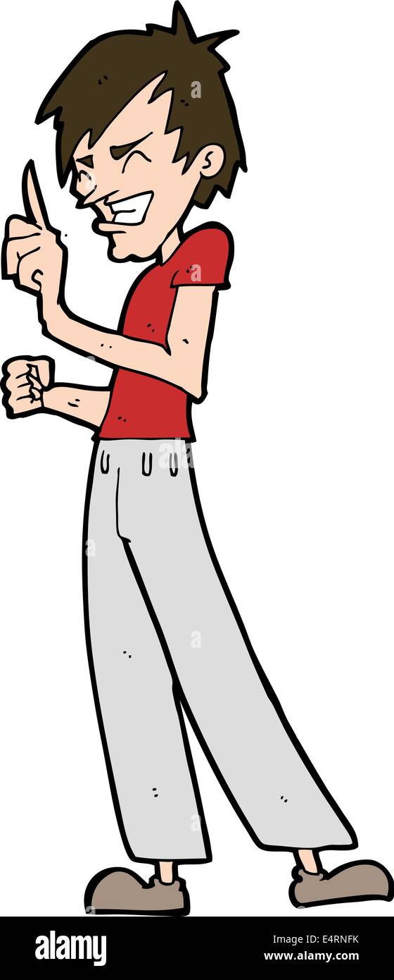 cartoon angry man arguing Stock Vector Image & Art - Alamy