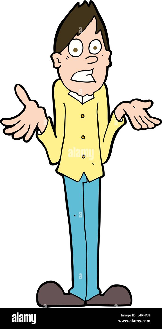 cartoon man shrugging shoulders Stock Vector Image & Art - Alamy cartoon man shrugging shoulders Stock Vector Image & Art - Alamy
