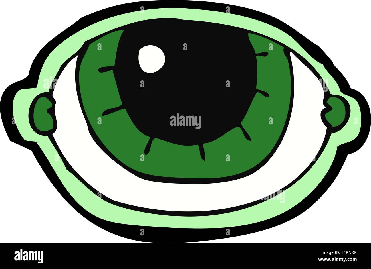 Cartoon staring eye Stock Vector Images - Alamy