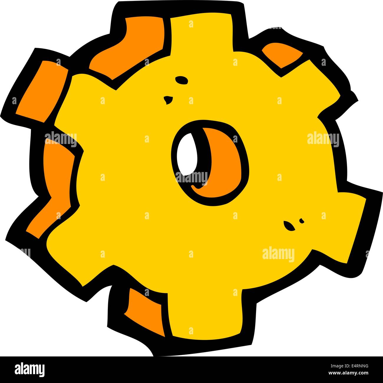 cartoon cog symbol Stock Vector Image & Art - Alamy