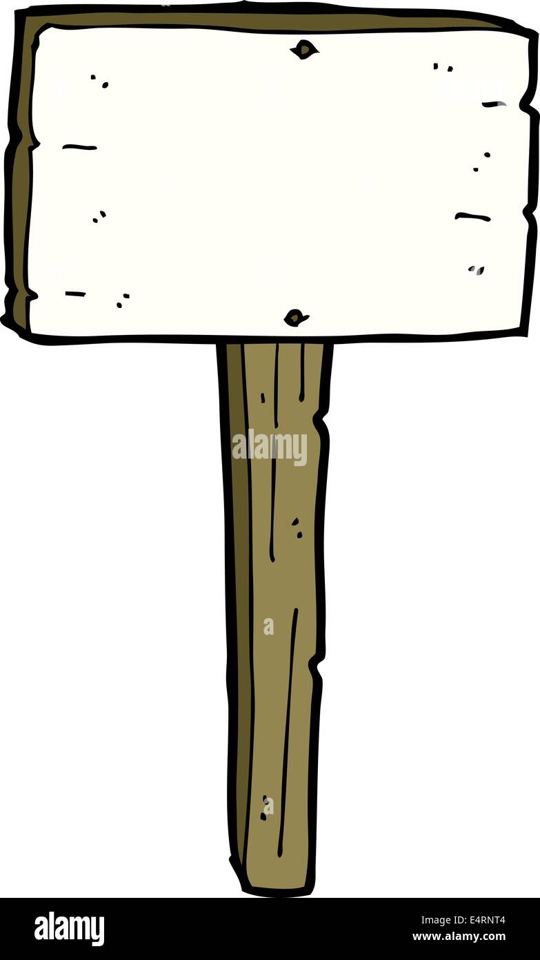 cartoon sign post Stock Vector Image & Art - Alamy