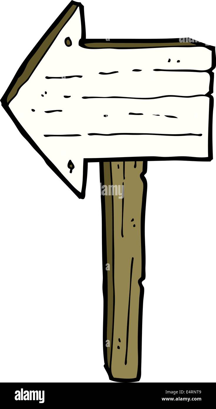 Direction sign quirky Stock Vector Images - Alamy