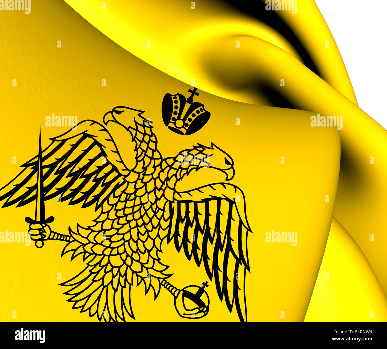 Greek Orthodox Church Flag. Close Up Stock Photo - Alamy