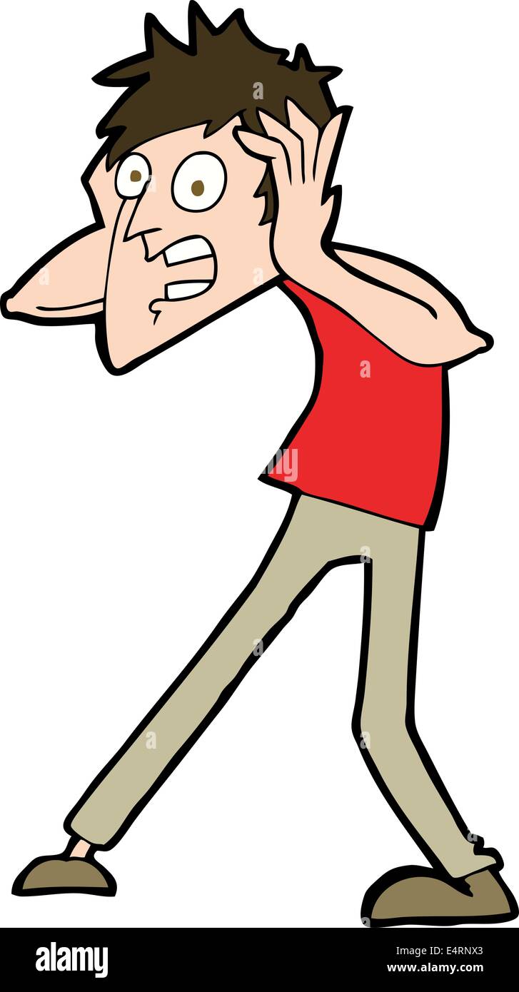 cartoon man panicking Stock Vector Image & Art - Alamy