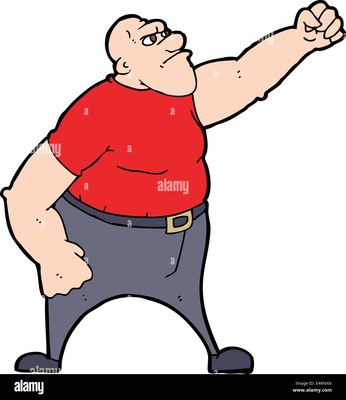 The brute man Stock Vector Images - Alamy