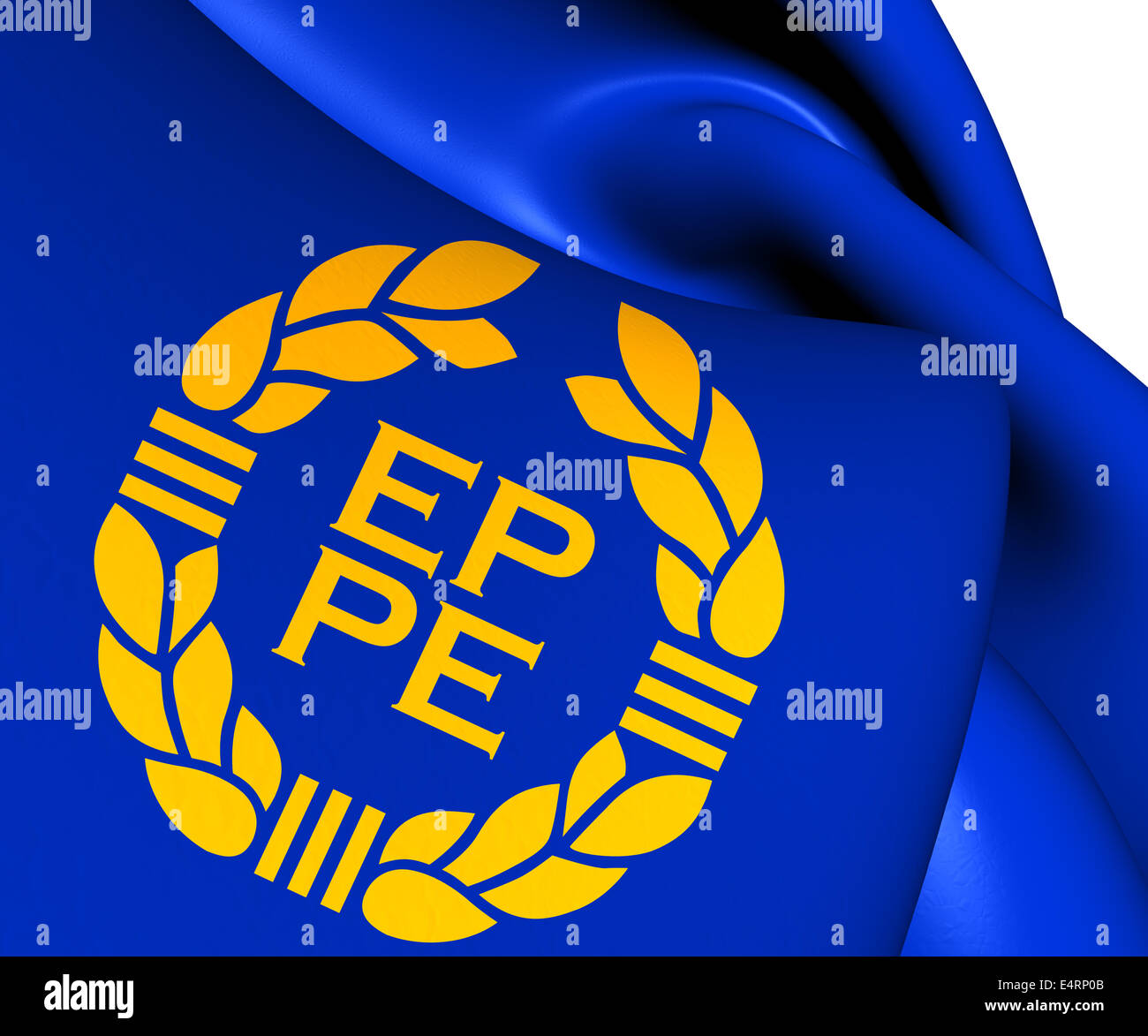 Flag of European Parliament (1973-1983). Close Up Stock Photo - Alamy