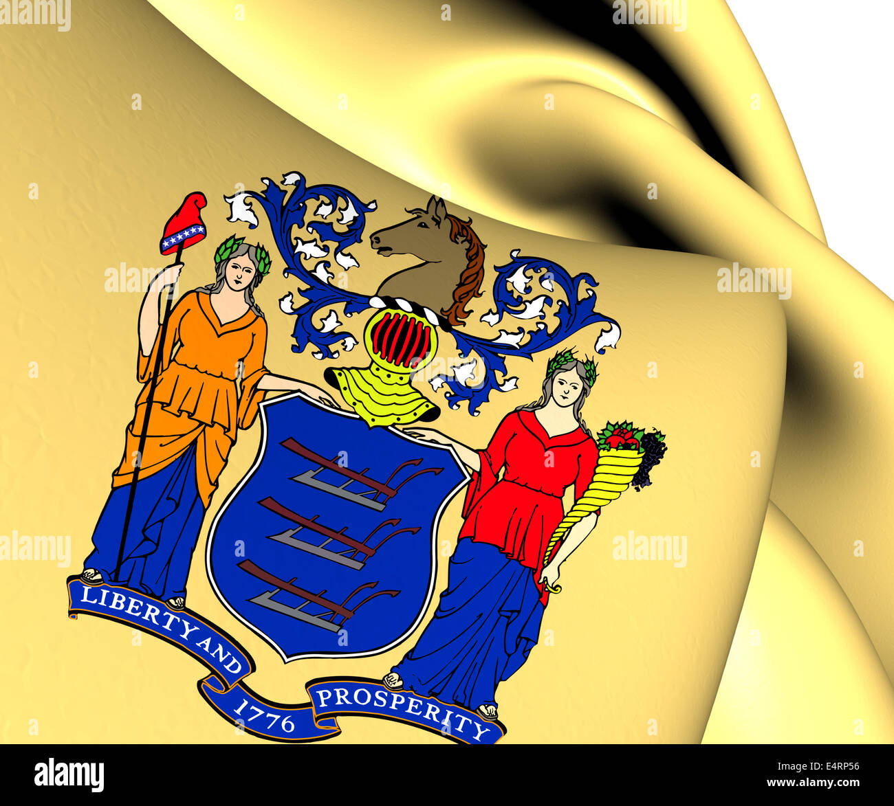 Jersey coat of arms hi-res stock photography and images - Alamy