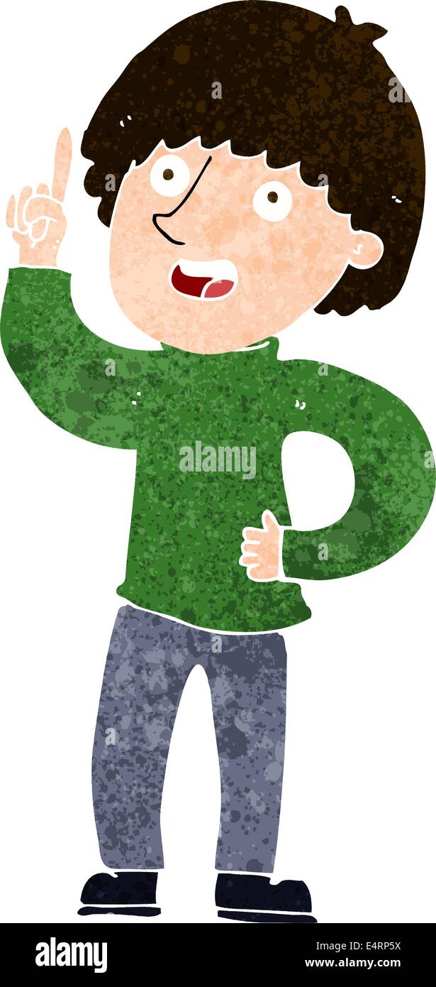 cartoon man with idea Stock Vector Image & Art - Alamy