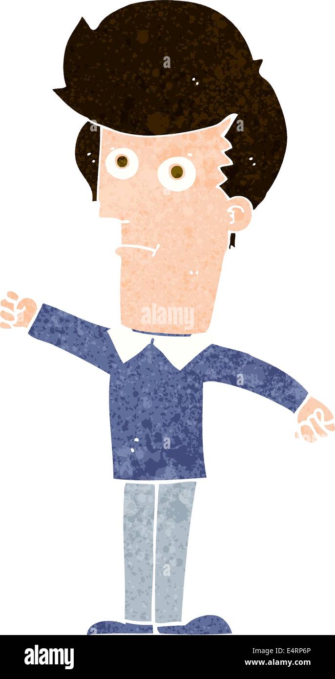 cartoon man punching Stock Vector Image & Art - Alamy