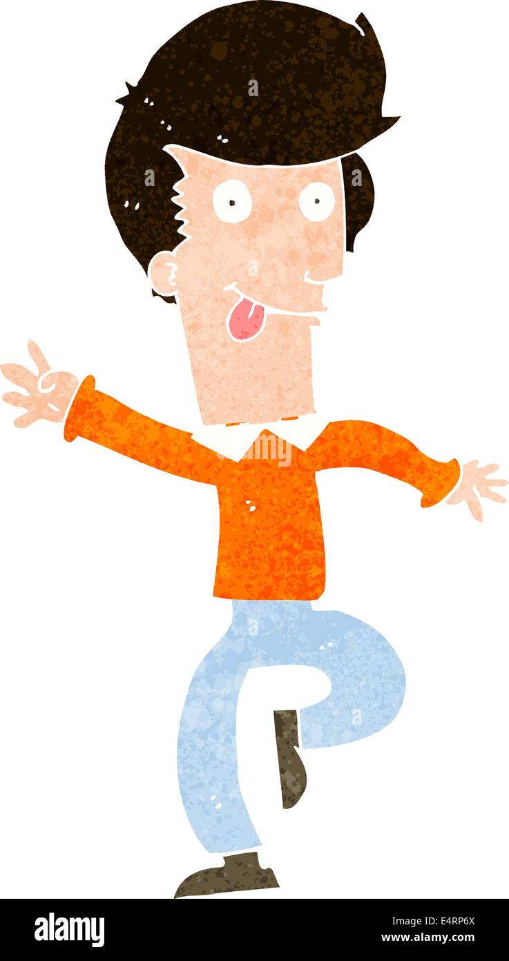 cartoon man dancing Stock Vector Image & Art - Alamy