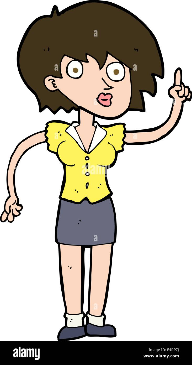 cartoon woman with question Stock Vector Image & Art - Alamy