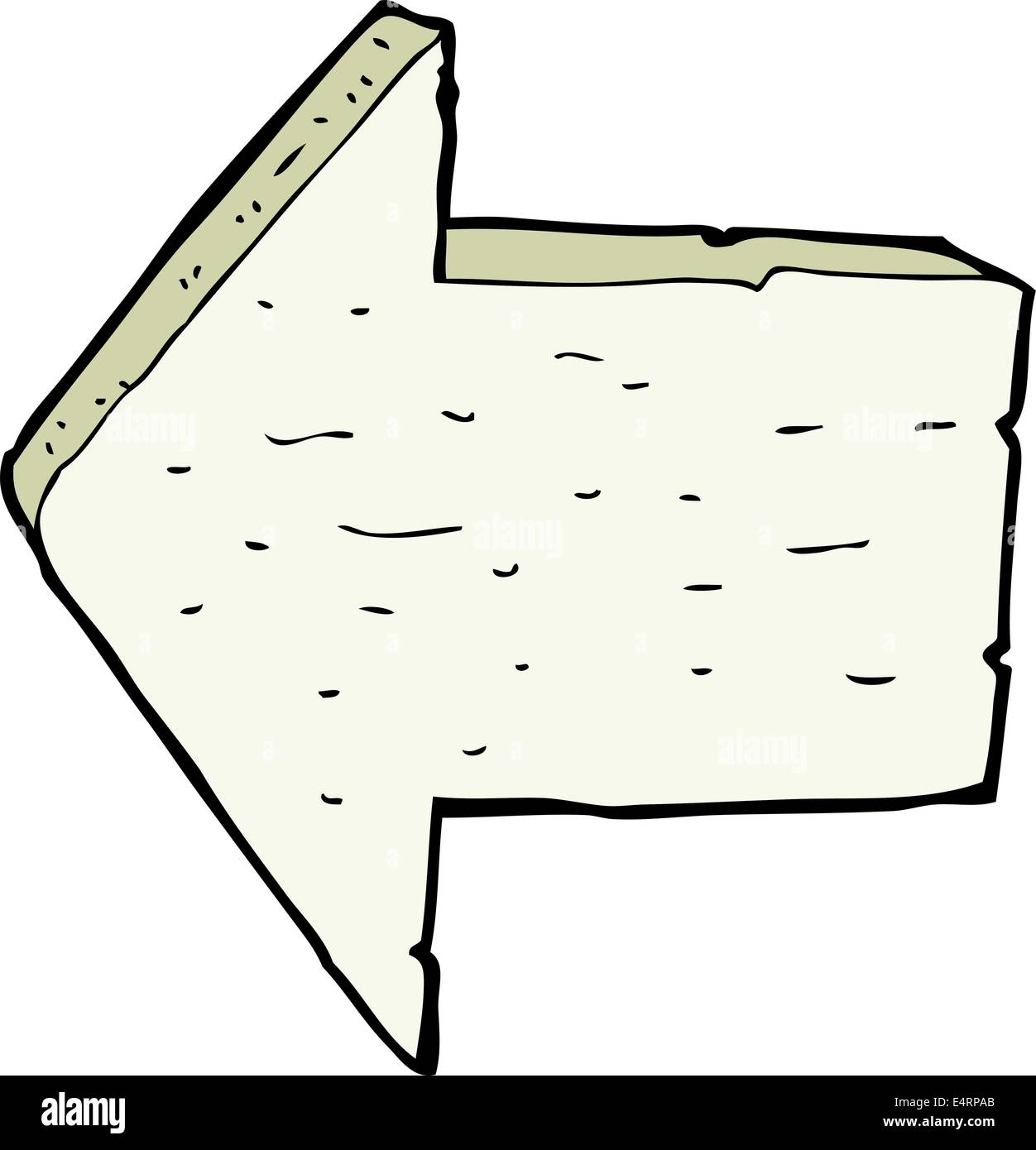 cartoon wooden arrow sign Stock Vector Image & Art - Alamy